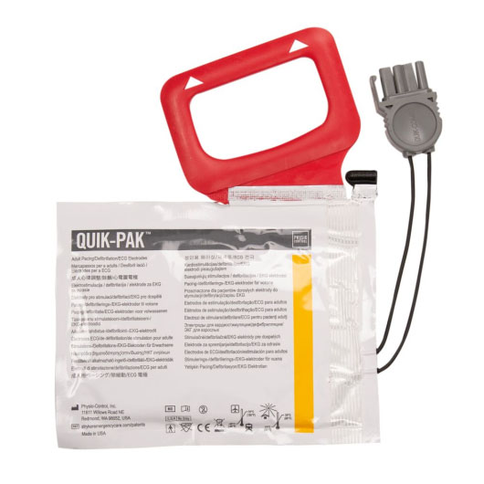 Physio-Control Lifepak CR Plus CHARGE-PAK and Defibrillator Pad Kit
