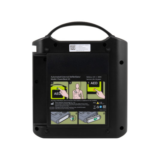 Vivest PowerBeat X3 Semi-Automatic Defibrillator